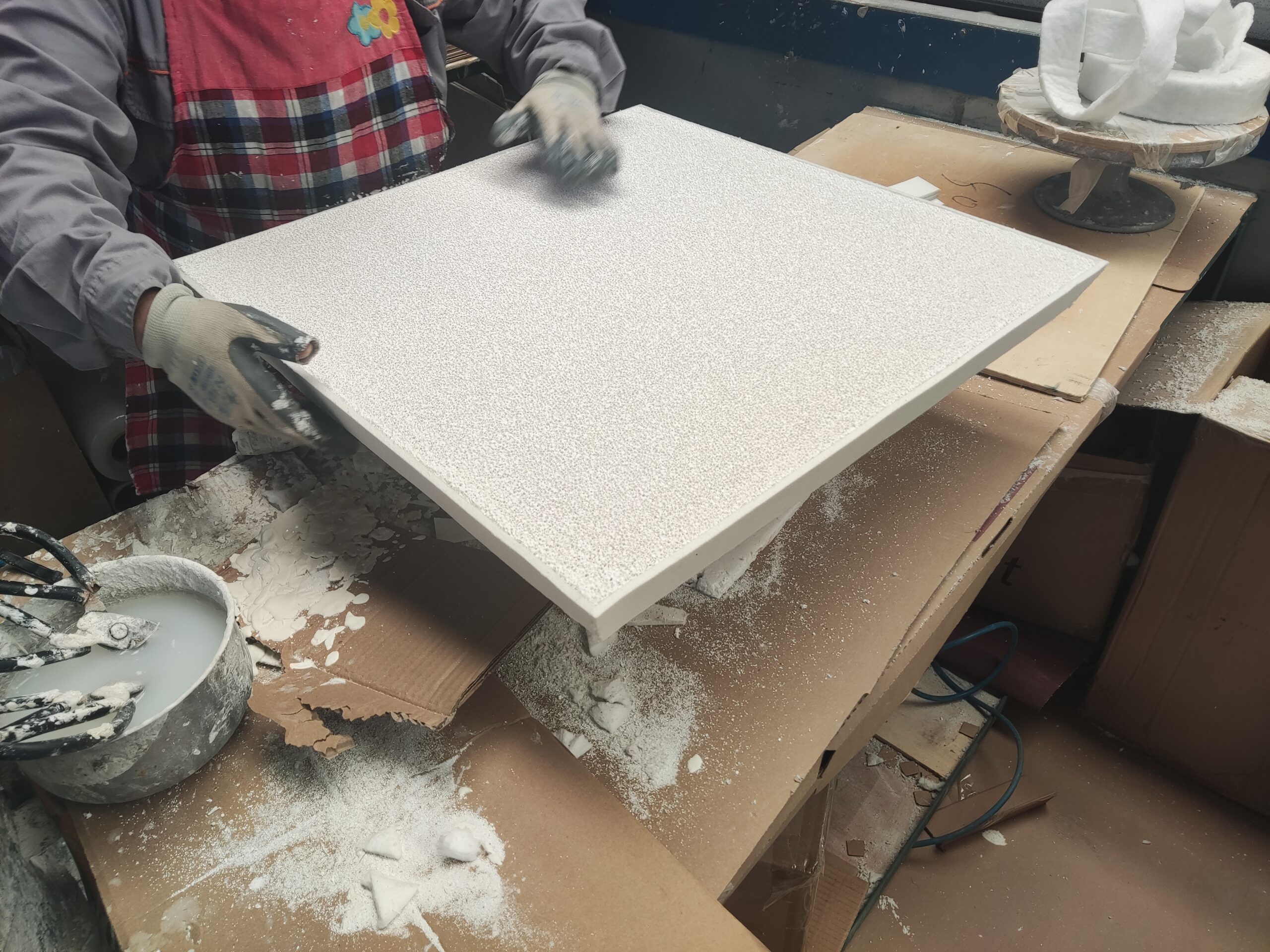 Purification mechanism of foam ceramic filter